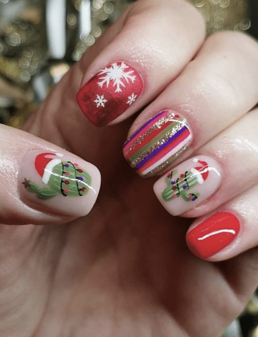 52 Aesthetic Cactus Nails You’ll Be Obsessed With - Modern Meets Boho