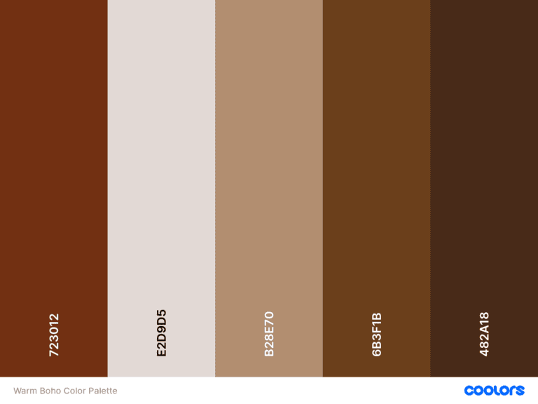 10 Boho Color Palette Ideas for a Cohesive Home - Modern Meets Boho