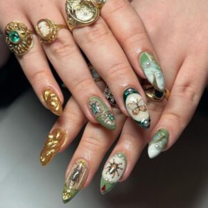 Maximalist Nail Inspo to Make a Major Statement - Modern Meets Boho